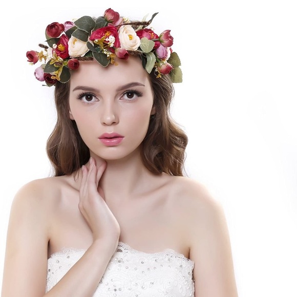 Accessories | Newly Arrived Rattan Flower Vine Crown Tiaras Necklace ...